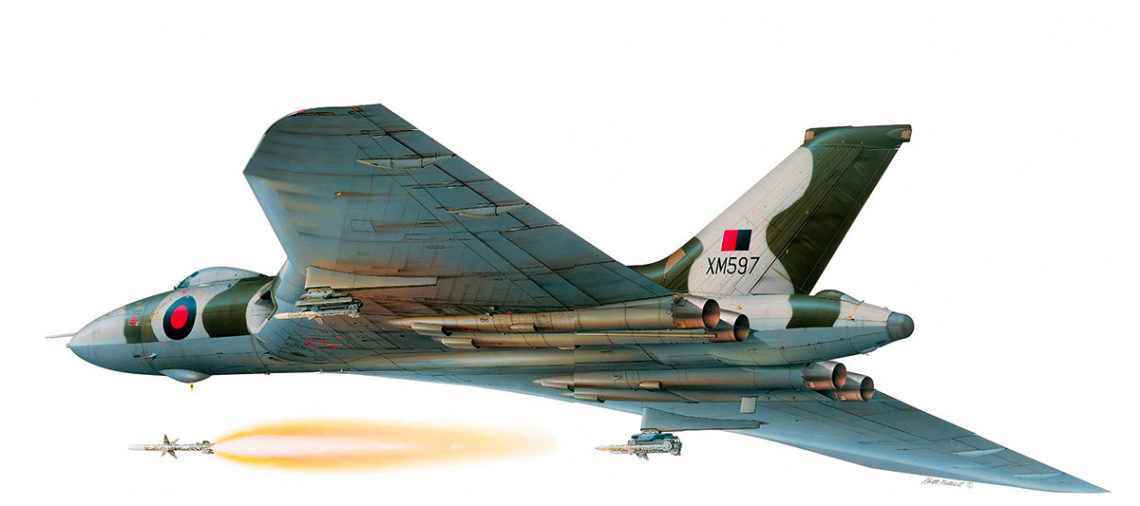 Os três problemas do Vulcan XM597 - Velho General